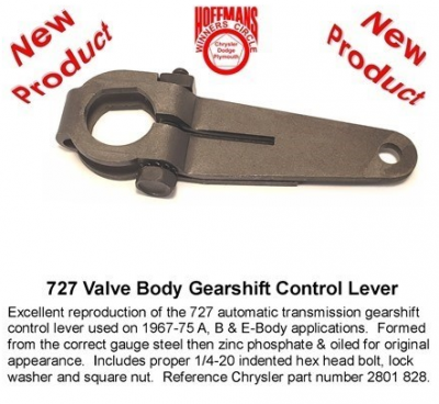 Gearshift Control Lever 727 Trans - 67-78 A B E | Roseville Moparts