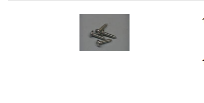 Arm Rest Screw set Pull Cup to Door E Body | Roseville Moparts