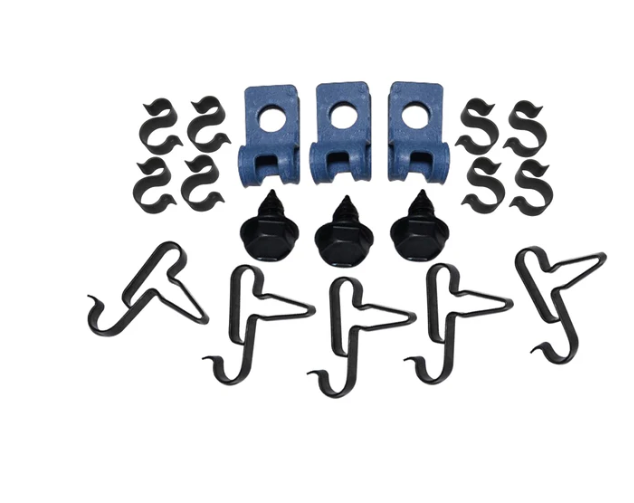 Fuel Line Clip Kit 70 E Body with 3/8 and 1/4 return 19pc | Roseville ...