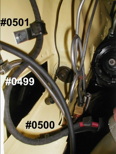 Upper Positive Battery Cable Routing Bracket | Roseville Moparts