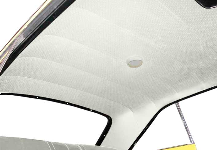 Headliner Perforated 70-71 Cuda 5-Bow WHITE | Roseville Moparts