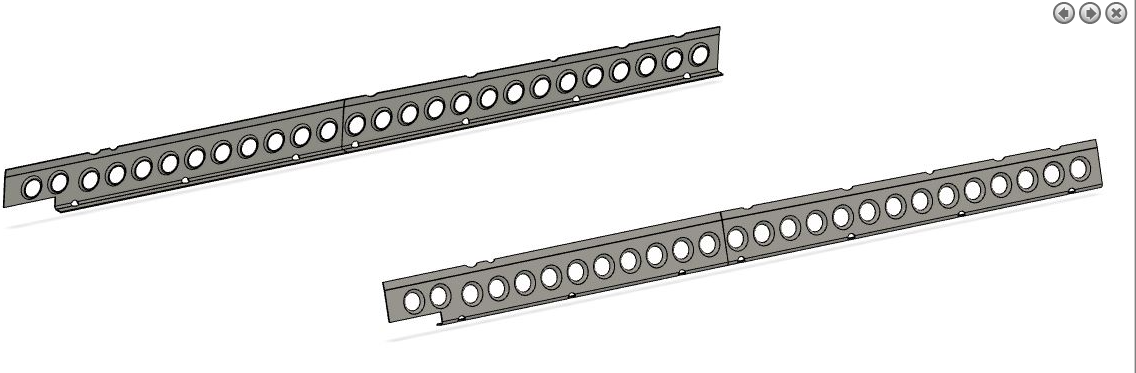 Inner Rocker Sill Brace Set 66-70 B-Body | Roseville Moparts