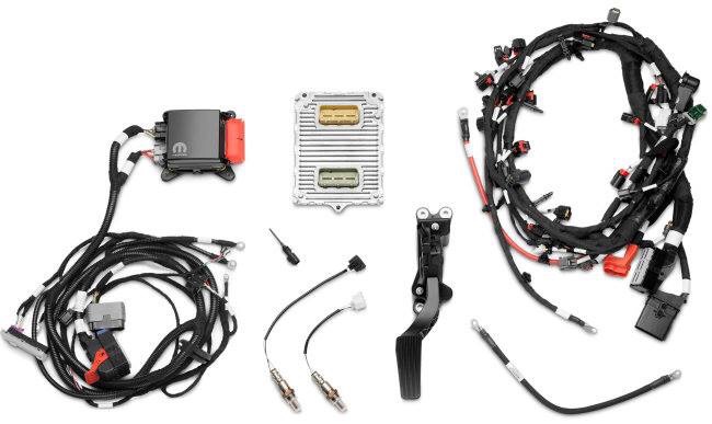Hellcat 6.2 PCM wiring management kit | Roseville Moparts