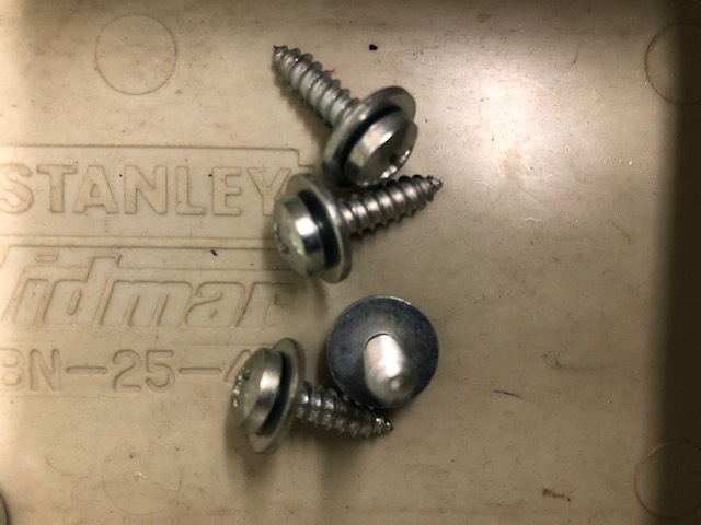 Fuel Tank Filler Tube Seal To Trunk Floor SCREW set | Roseville Moparts